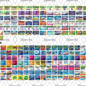 1734 Pill Labels: Pocket Pharmacy Organizer (digital Download) - Etsy