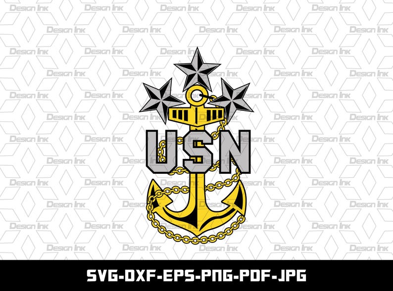 Chief Anchor SVG, DXF, PNG..., Bundle, Cricut and Silhouette Cut Files ...