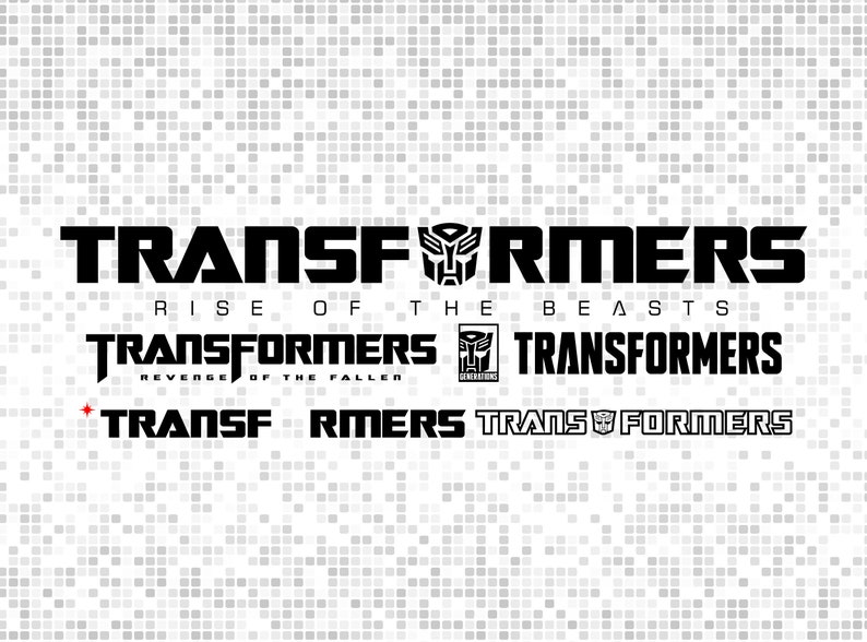 Transformer Faces SVG: Cricut & Silhouette Cut Files (digital Download ...