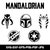 Star Wars Mandalorian Symbols SVG, DXF, EPS, Png, Jpg, Pdf, Cut File ...