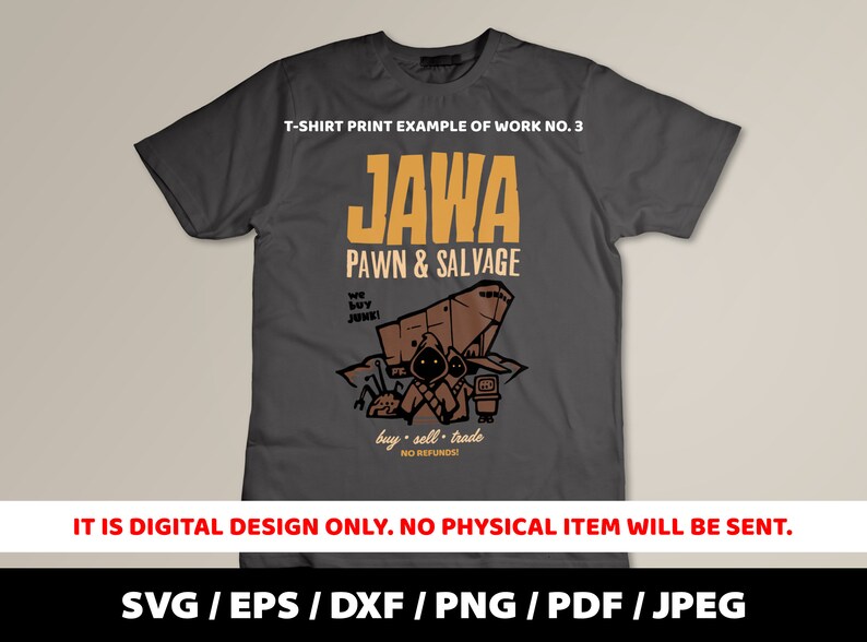 Jawa Pawn & Salvage SVG PNG DXF Eps Pdf Jpg Cut File for - Etsy