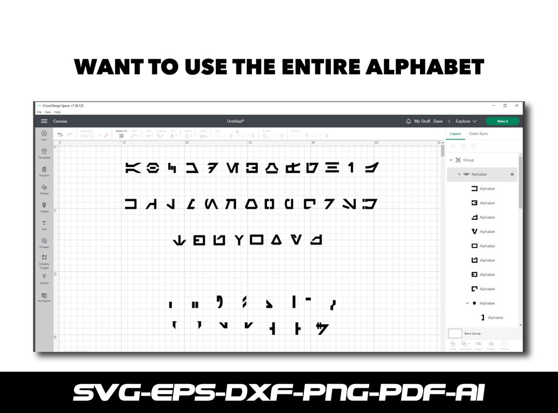 Star Wars Aurebesh Alphabet SVG, Cricut Silhouette Cut File (digital ...