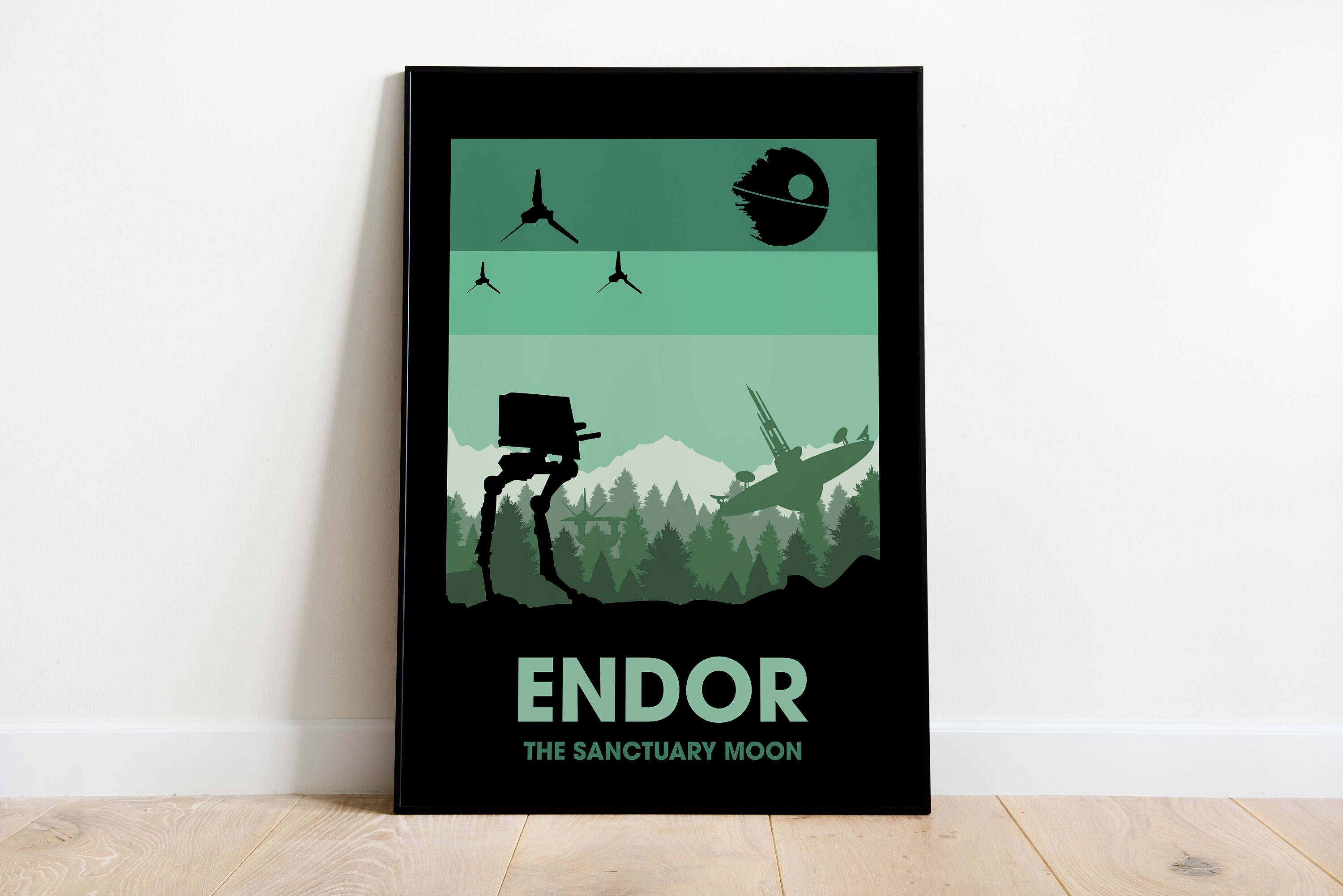 Star Wars Endor Planet, SVG and PNG for Endor Planet Poster, EPS, Png, Dxf..., Cut File for ...