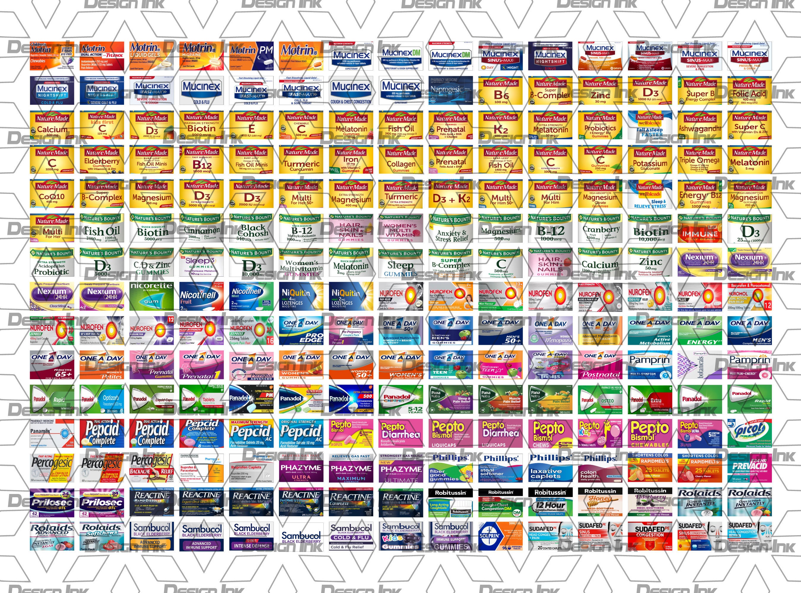 1734 Pill Labels: Pocket Pharmacy Organizer (digital Download) - Etsy ...