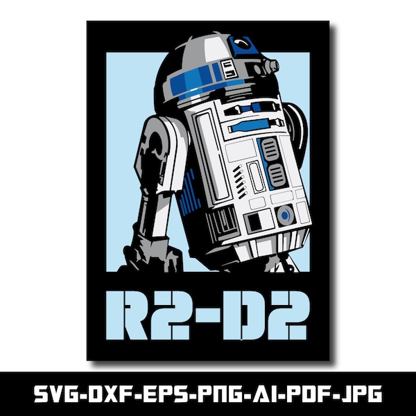 R2d2 Svg - Etsy