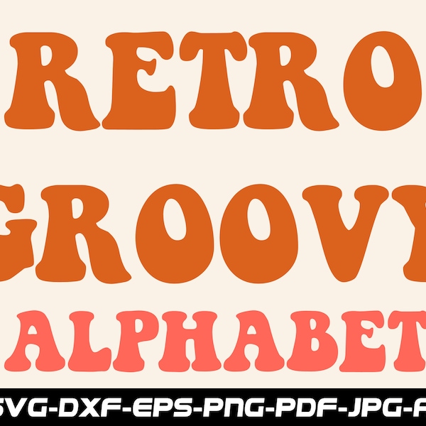 Retro Alphabet - Etsy