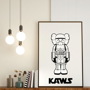 KAWS Star Wars Stormtrooper SVG: Cricut & Silhouette Cut File (digital ...