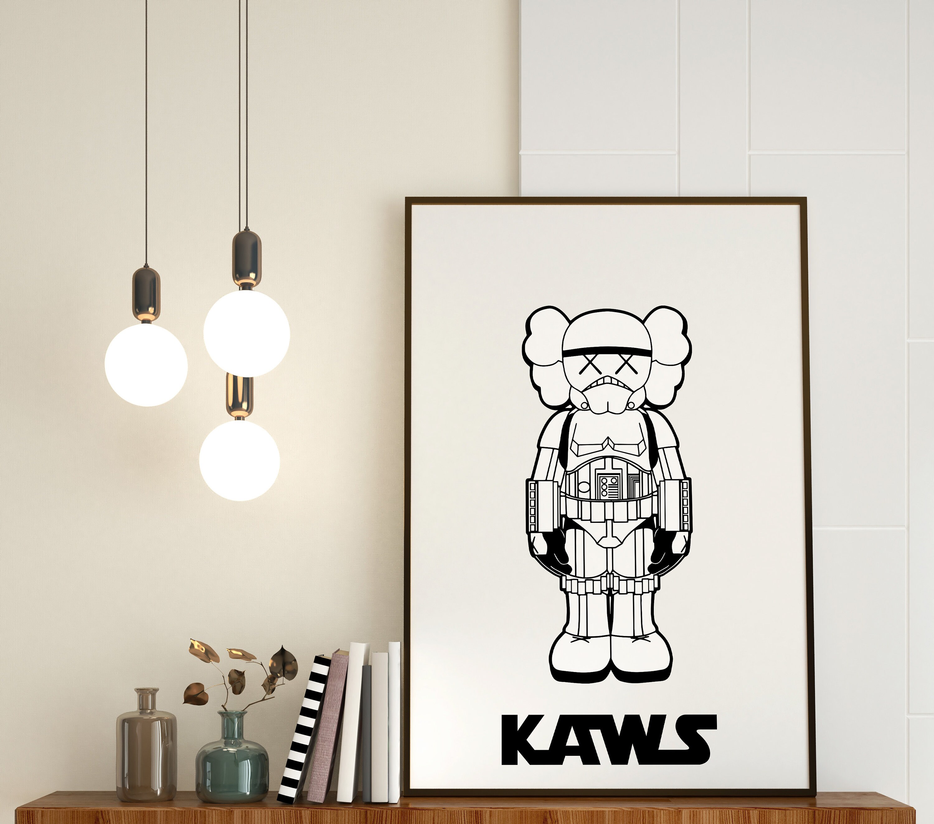KAWS Star Wars Stormtrooper SVG: Cricut & Silhouette Cut File (digital ...