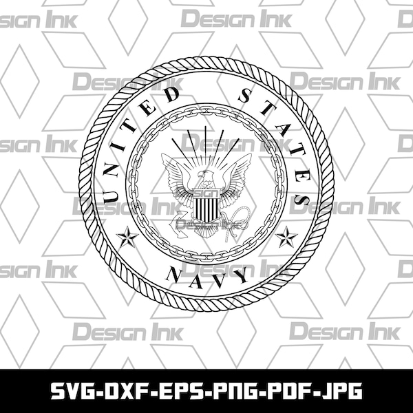 Navy Svg - Etsy