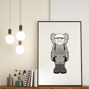 KAWS Star Wars Stormtrooper SVG: Cricut & Silhouette Cut File (digital ...