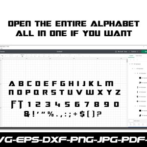 Transformer Alphabet SVG: Cricut & Silhouette Cut File (digital ...
