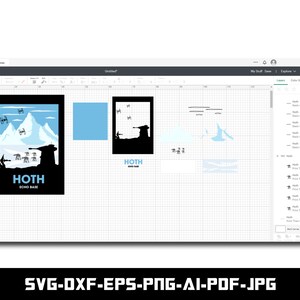Star Wars Hoth Planet, SVG and PNG for Hoth Planet Poster, EPS, Png ...