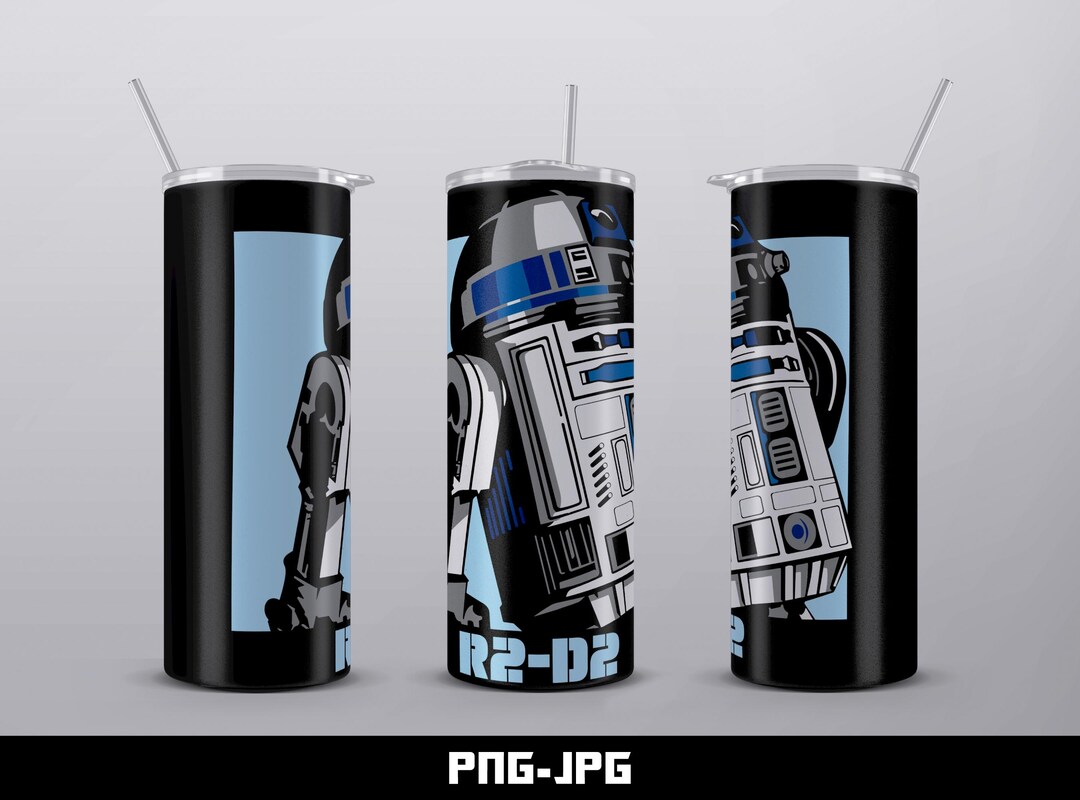 R2-D2 Tumbler Wrap Design: 20 Oz Skinny Tumbler (digital Download) - Etsy