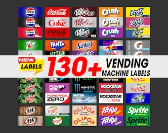 Vending Machine Wrap With Design - Etsy