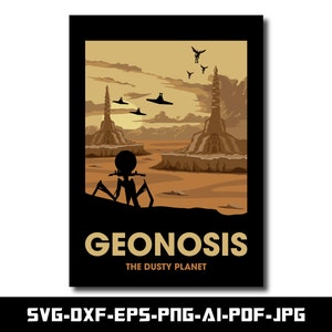Star Wars Geonosis Planet, SVG and PNG for Geonosis Planet Poster, EPS ...