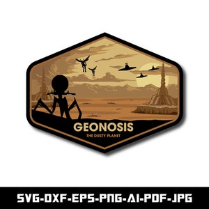 Star Wars Geonosis Planet SVG: Cricut Cut File (digital Download) - Etsy