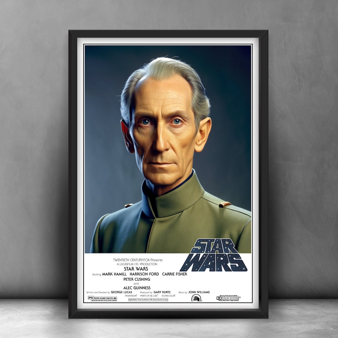 Grand Moff Tarkin Portrait Poster Star Wars 300 DPI High Resolution ...