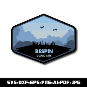 Star Wars Bespin Planet, SVG for Bespin Planet Stickers, EPS, PNG, Dxf ...