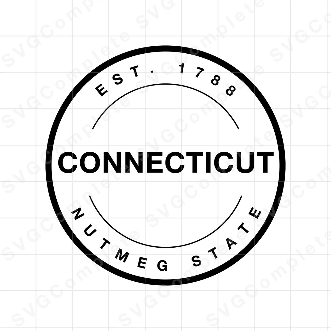 Connecticut Svg State of Connecticut Svg Tshirt University of ...