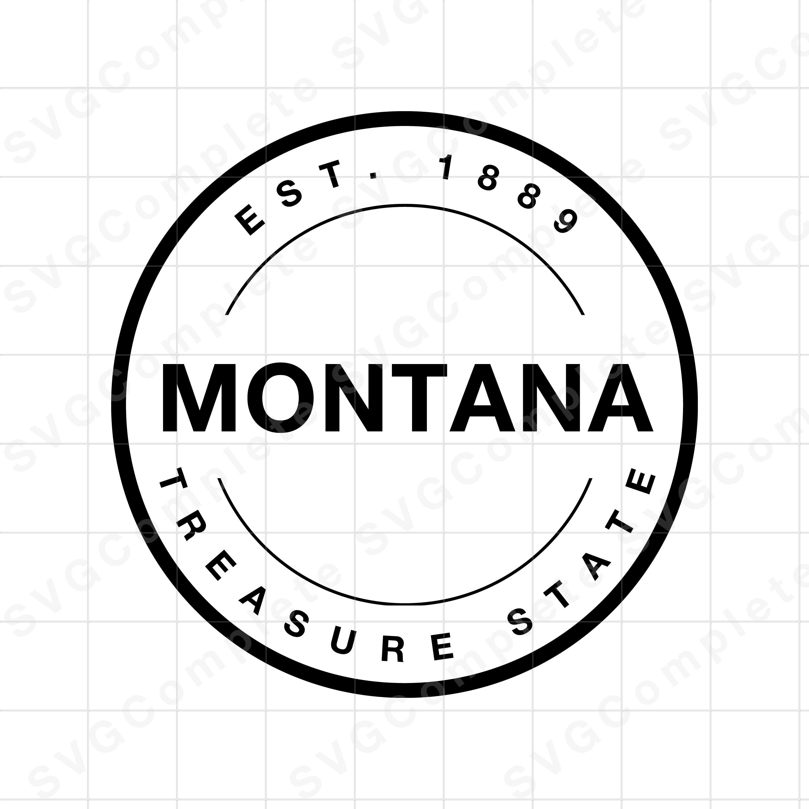 Montana Svg State of Montana Svg Tshirt University of Montana State ...