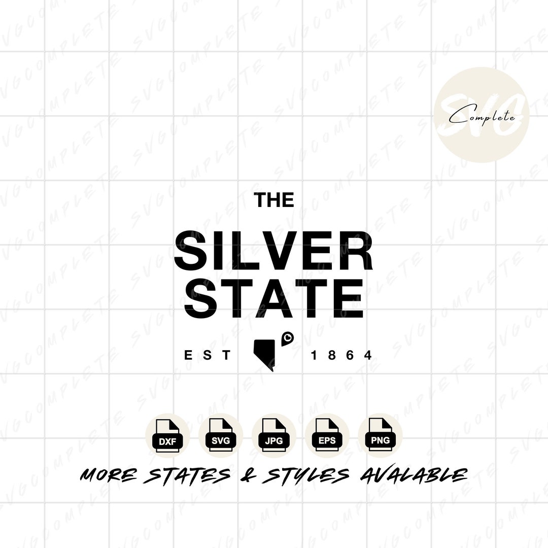 Nevada Silver State Svg Nevada Svg State of Nevada Tshirt Nevada State ...