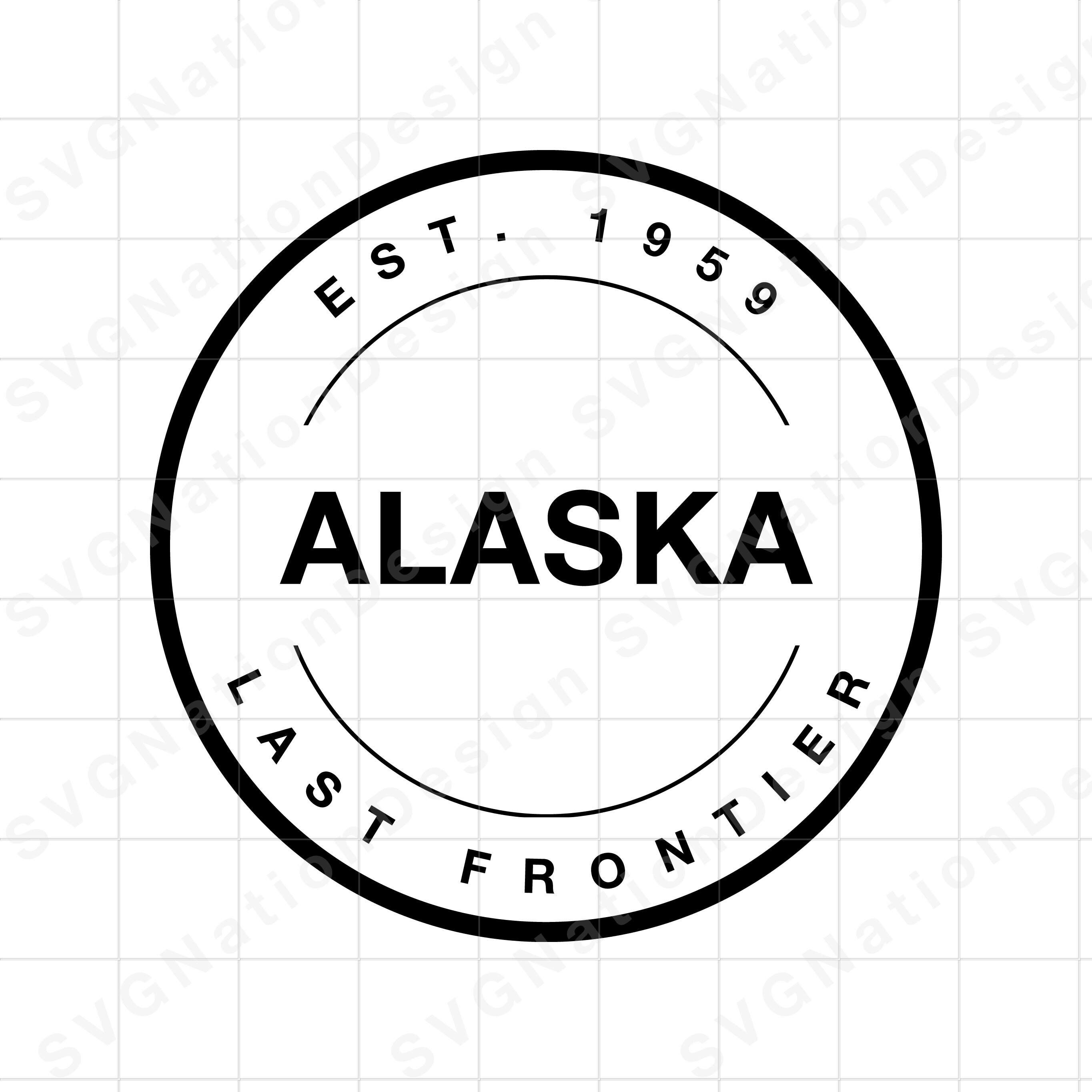Alaska Svg State of Alaska Svg Tshirt University of Alaska - Etsy