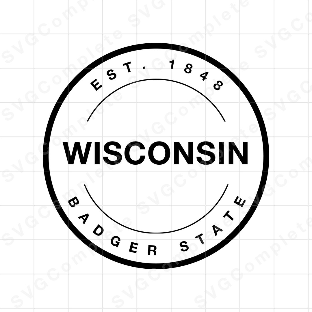 Wisconsin Svg State of Wisconsin Svg Tshirt University of Wisconsin ...