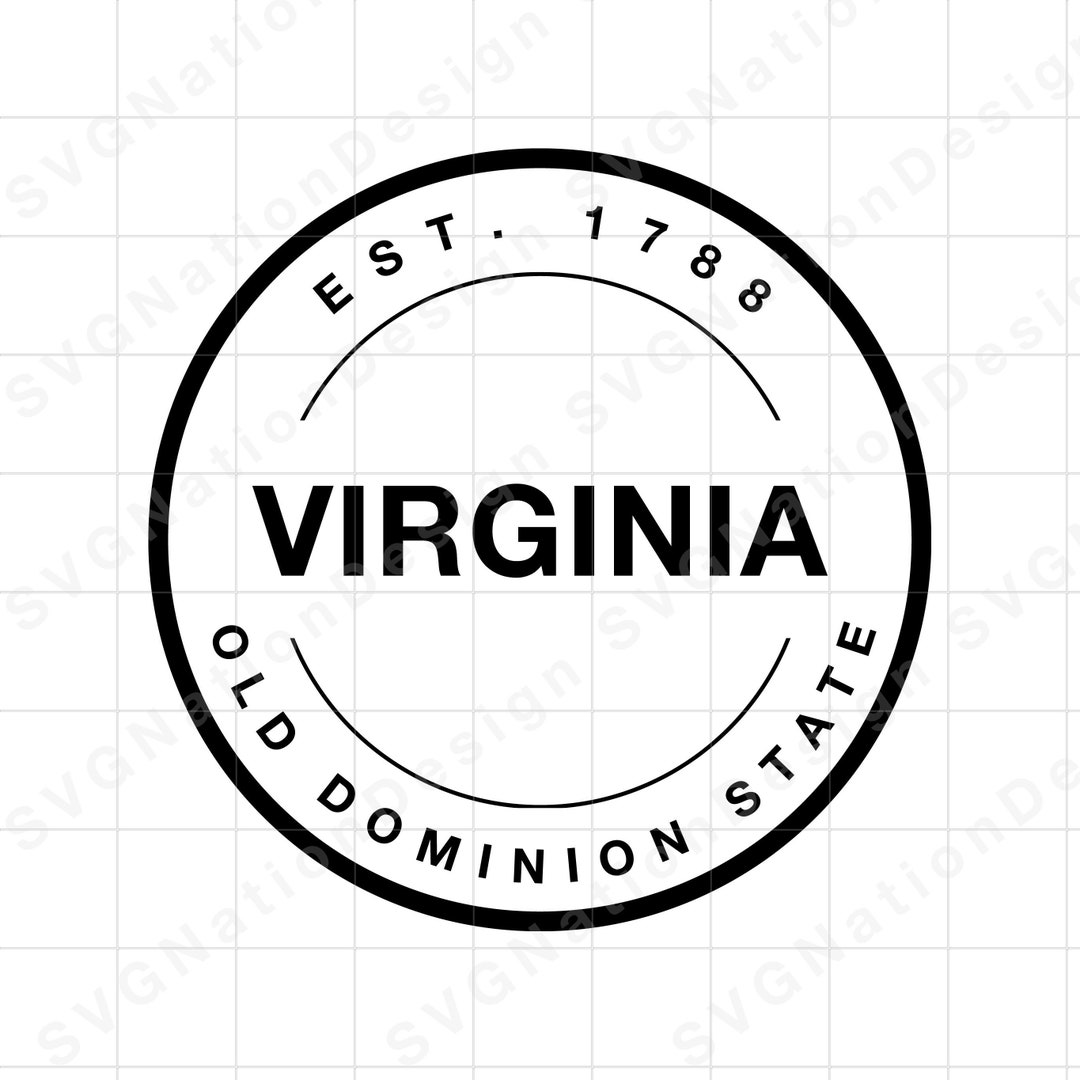 Virginia Svg State of Virginia Svg Tshirt University of - Etsy