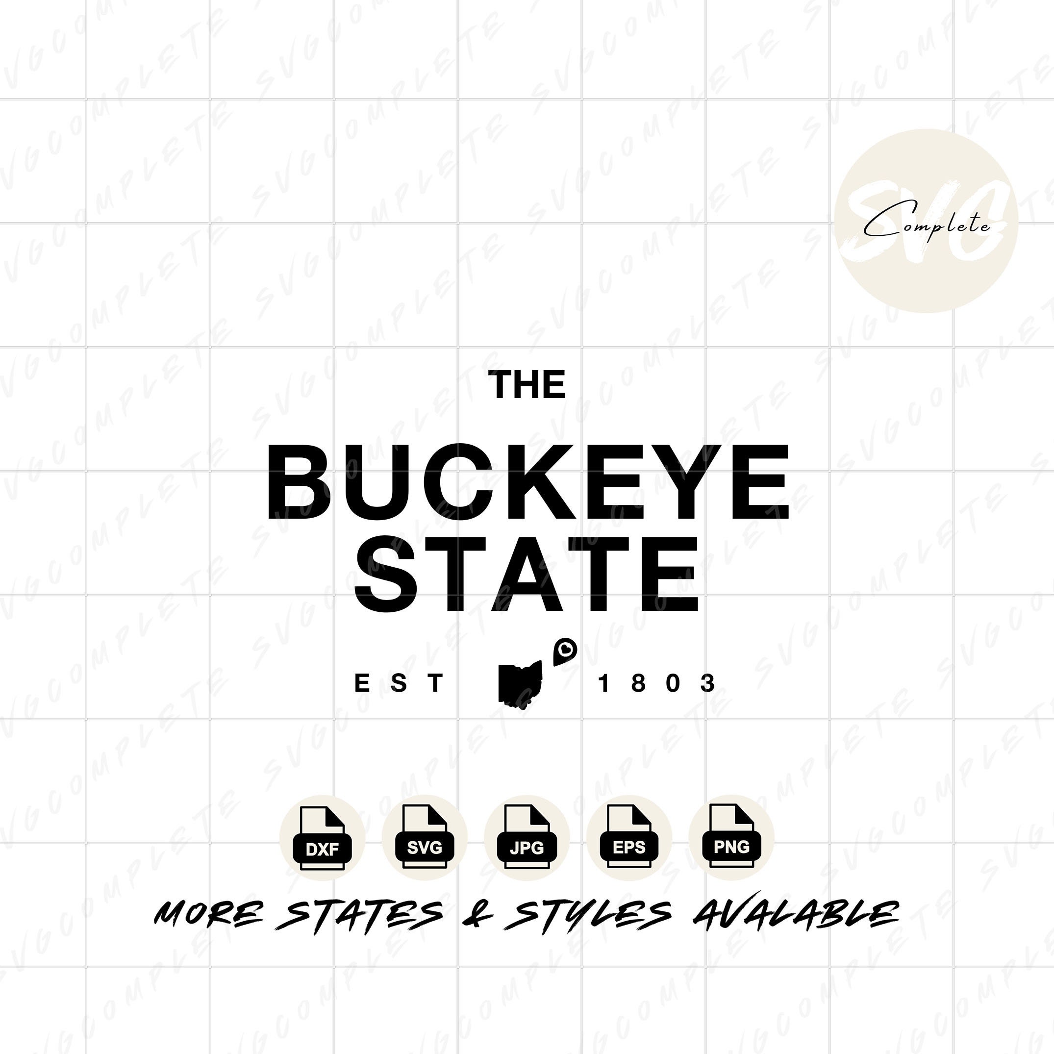 Ohio Buckeye State Svg Ohio Svg State of Ohio Tshirt Ohio Buckeye Png ...