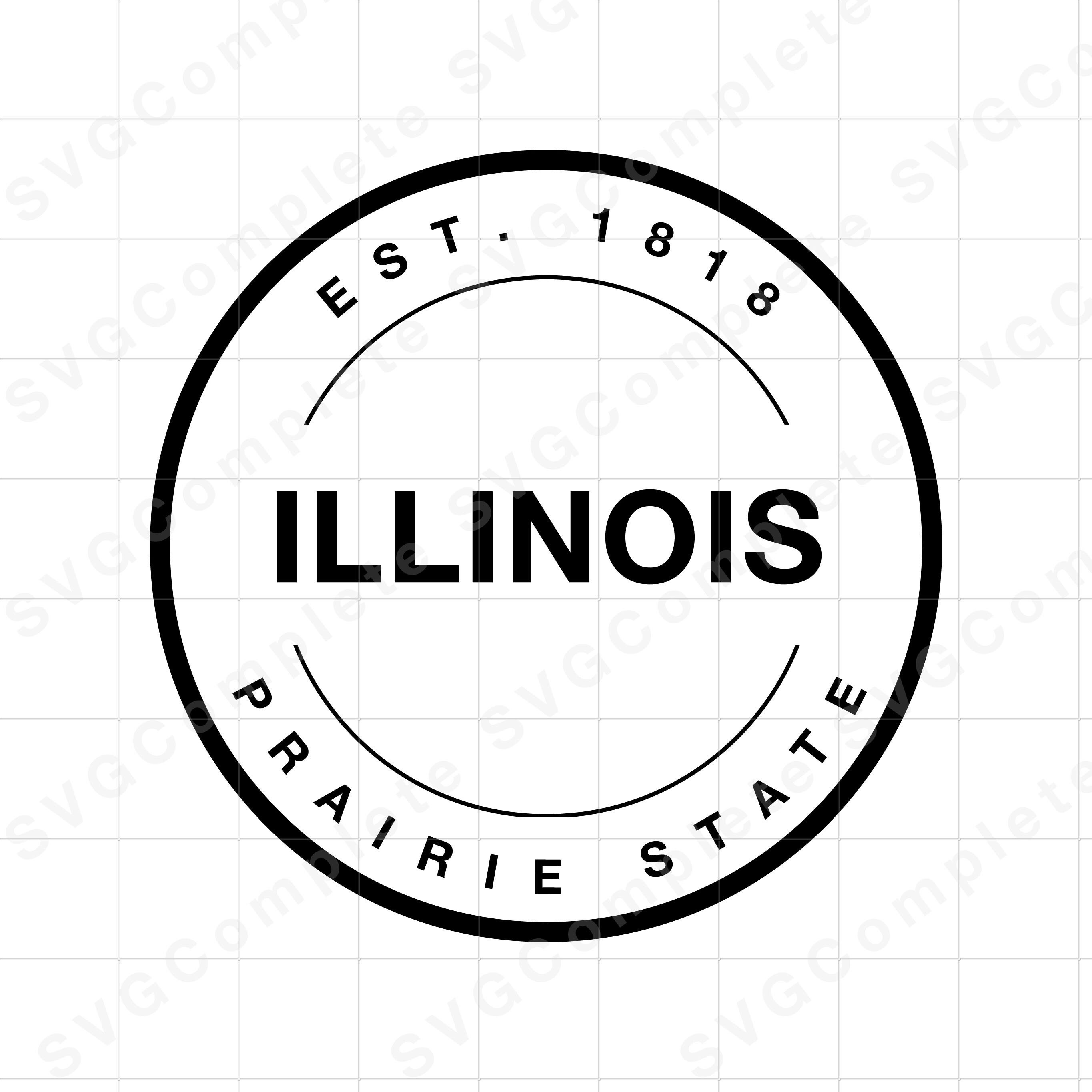 Illinois Svg State of Illinois Svg Tshirt University of Illinois State ...
