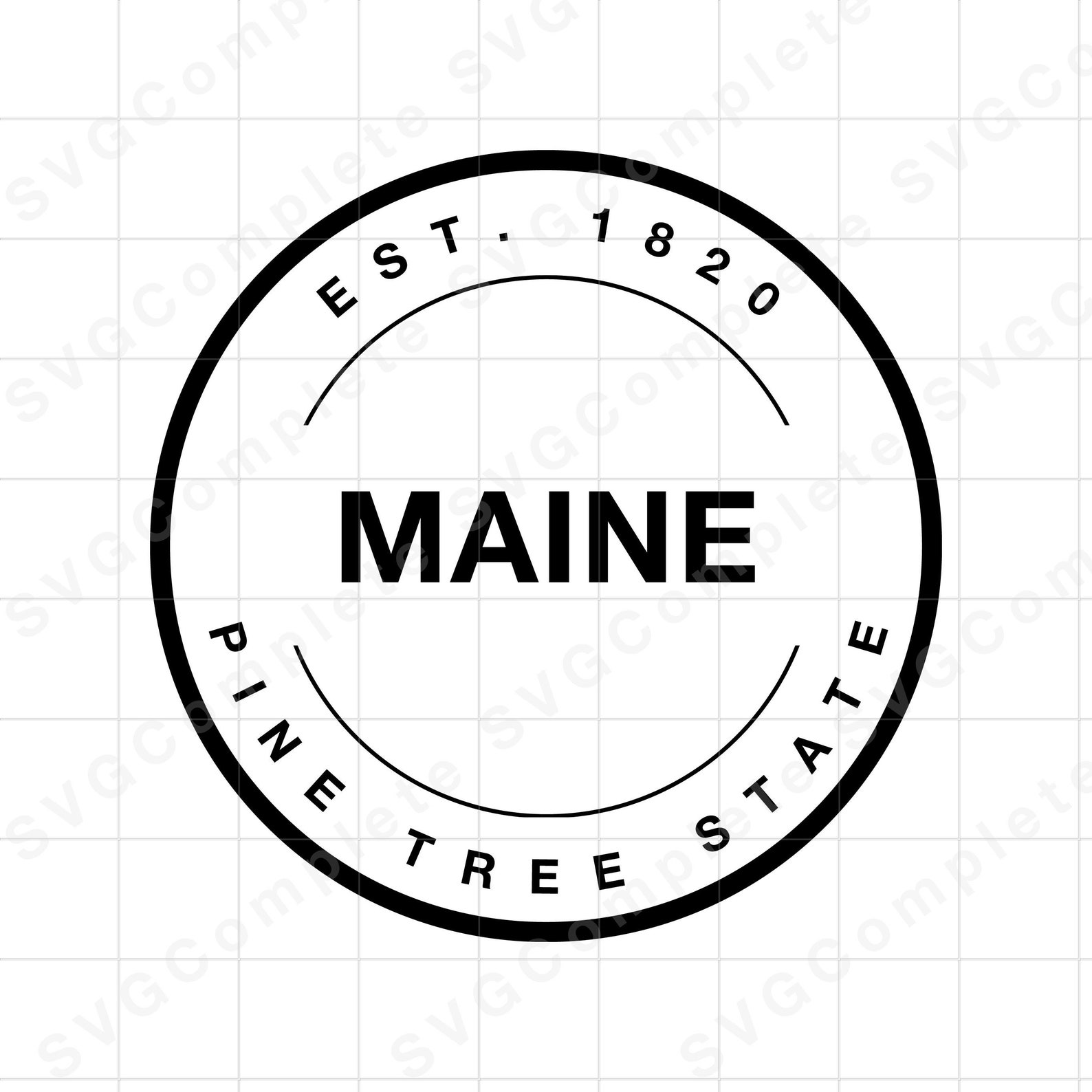 Maine Svg State of Maine Svg Tshirt University of Maine State ...