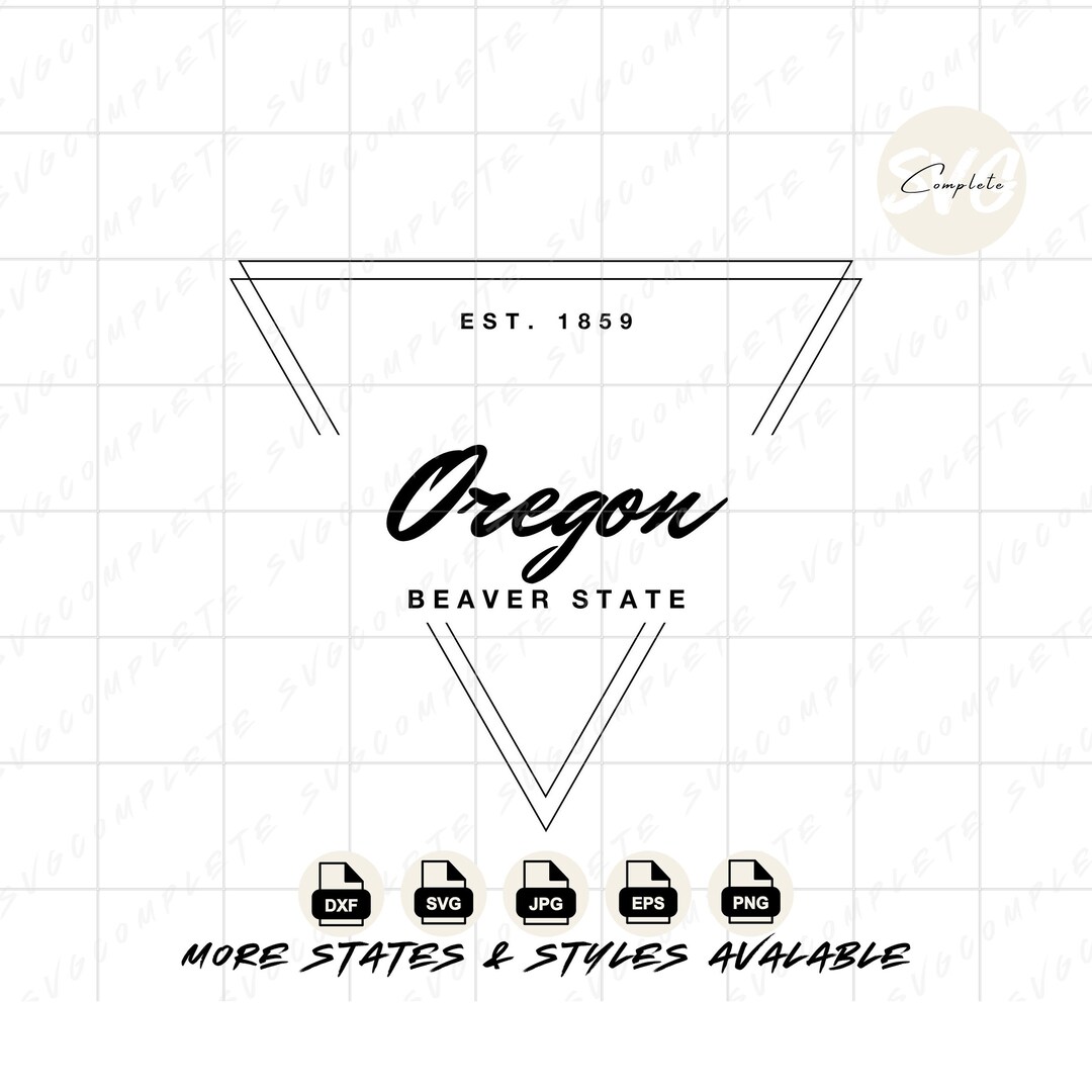 Oregon Svg Beaver State Svg Oregon Svg State of Oregon Tshirt Oregon ...