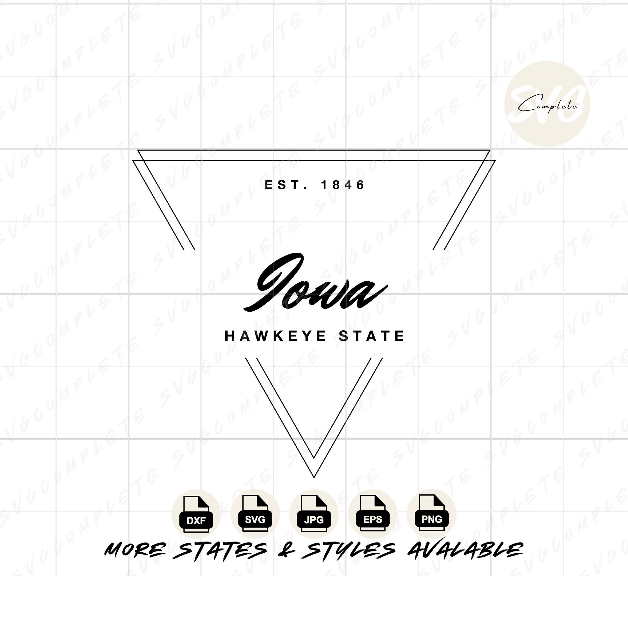 Iowa Svg Hawkeye State Svg Iowa Svg State of Iowa Tshirt Iowa Png State ...