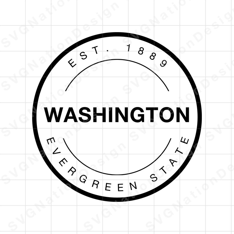 Washington Svg State of Washington Svg Tshirt University of - Etsy