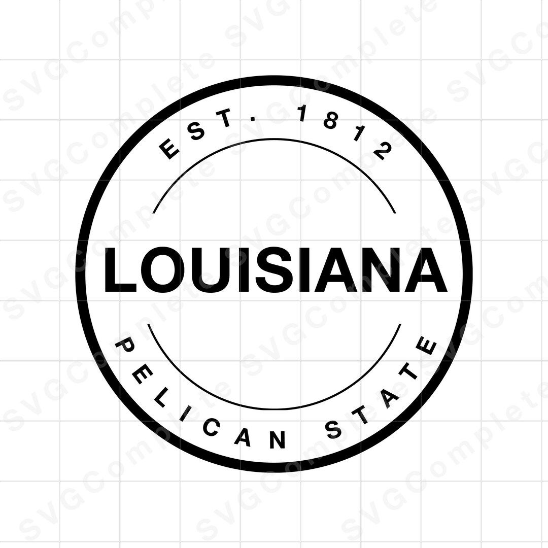 Louisiana Svg State of Louisiana Svg Tshirt University of Louisiana ...