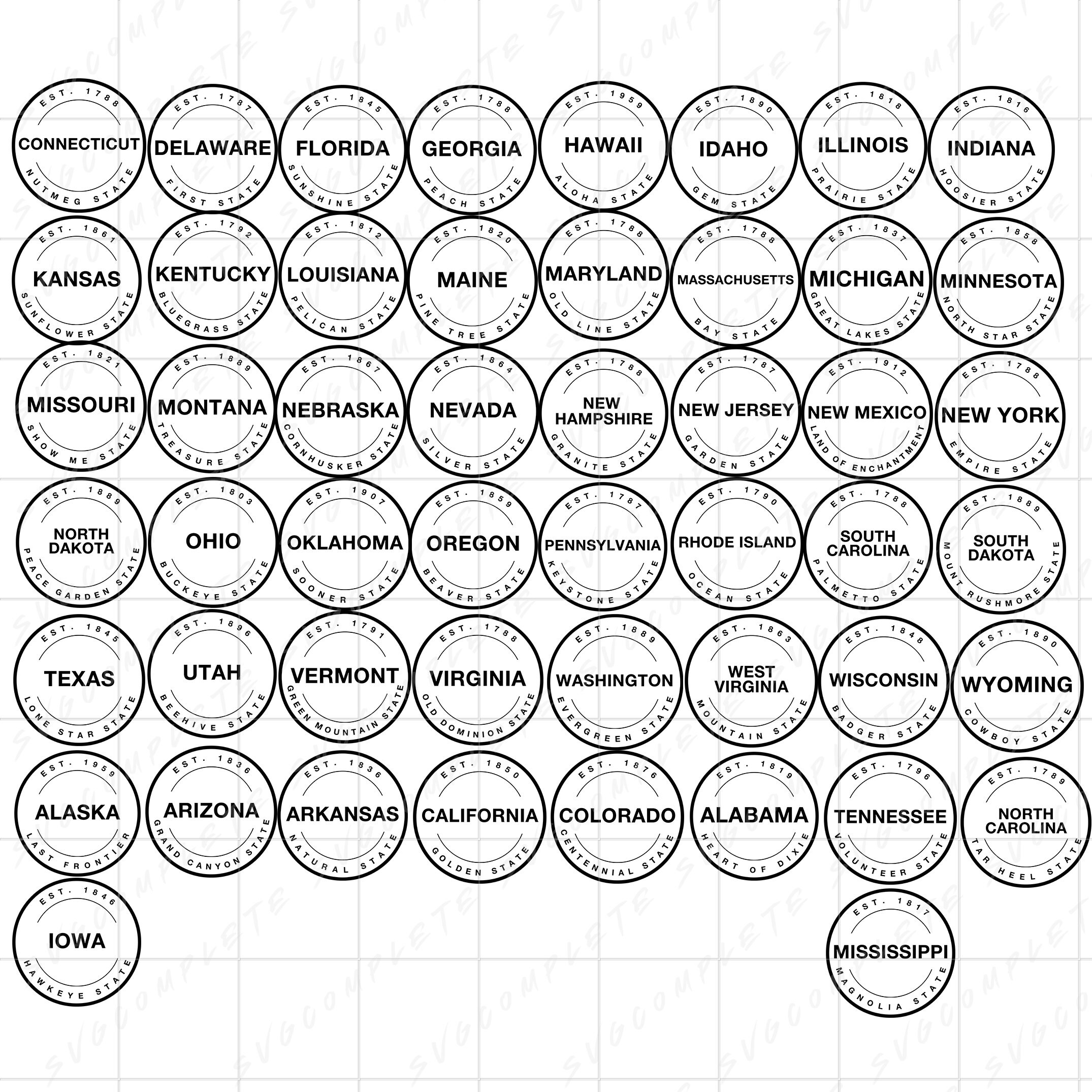 50 States Svg 50 States Png 50 State Svg File All 50 States Svg Us 50 States Svg 50 States Png 50 State Svg File All 50 States Svg Us