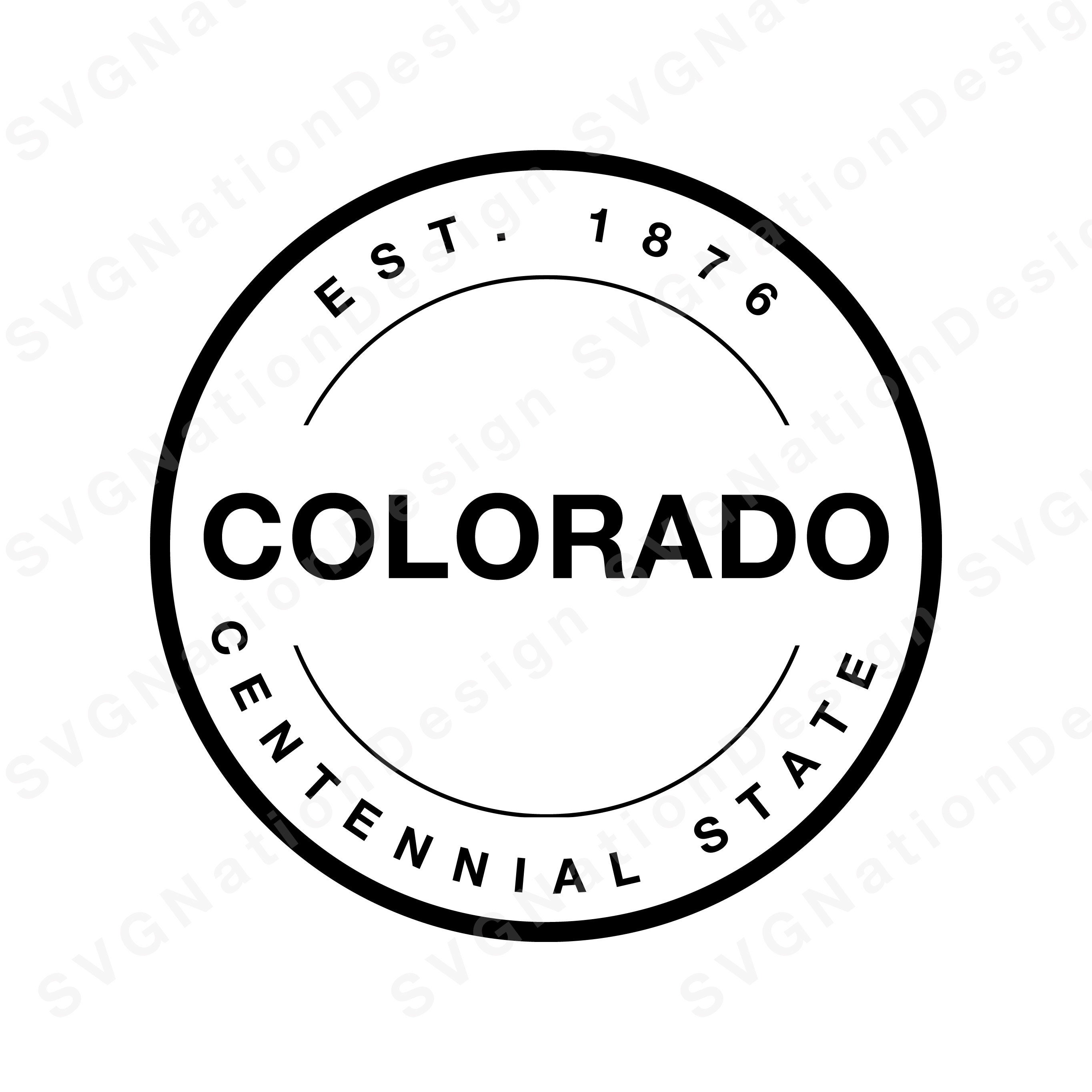Colorado Svg State of Colorado Svg Tshirt University of - Etsy