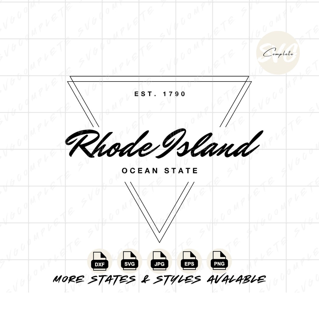 Rhode Island Svg Ocean State Svg Rhode Island Svg State of Rhode Island ...