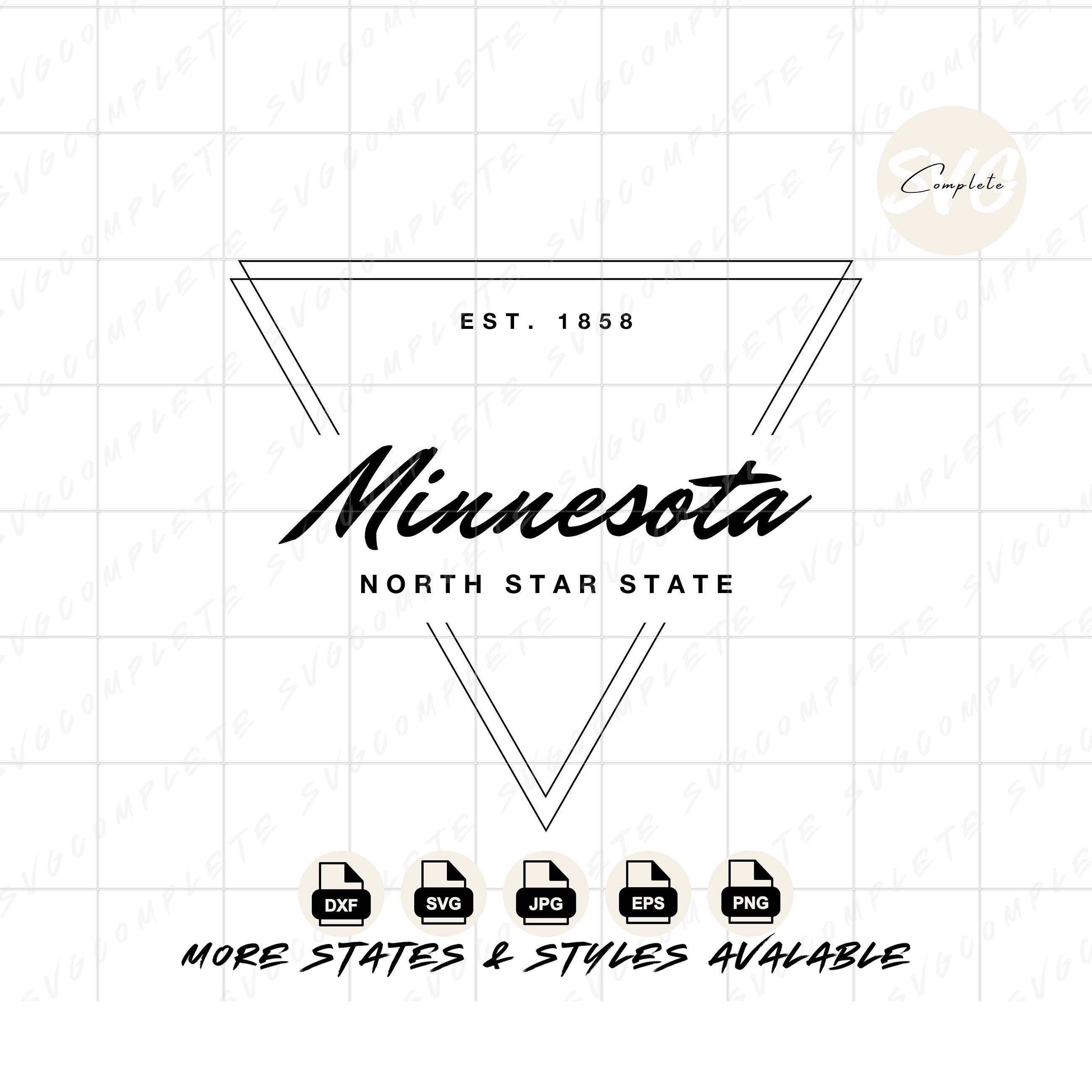 Minnesota Svg North Star State Svg Minnesota Svg State of Minnesota ...