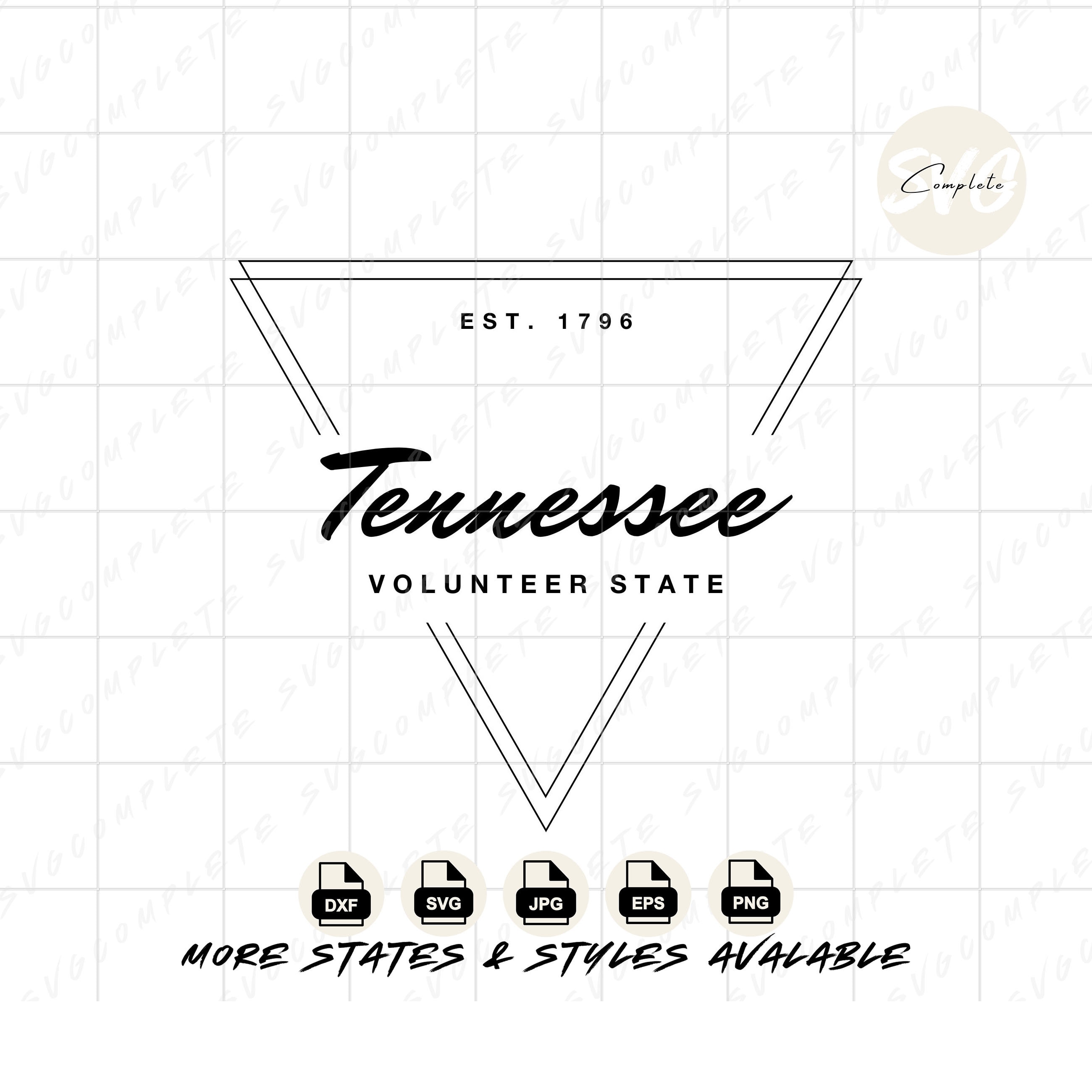 Tennessee Svg Volunteer State Svg Tennessee Svg State of Tennessee ...