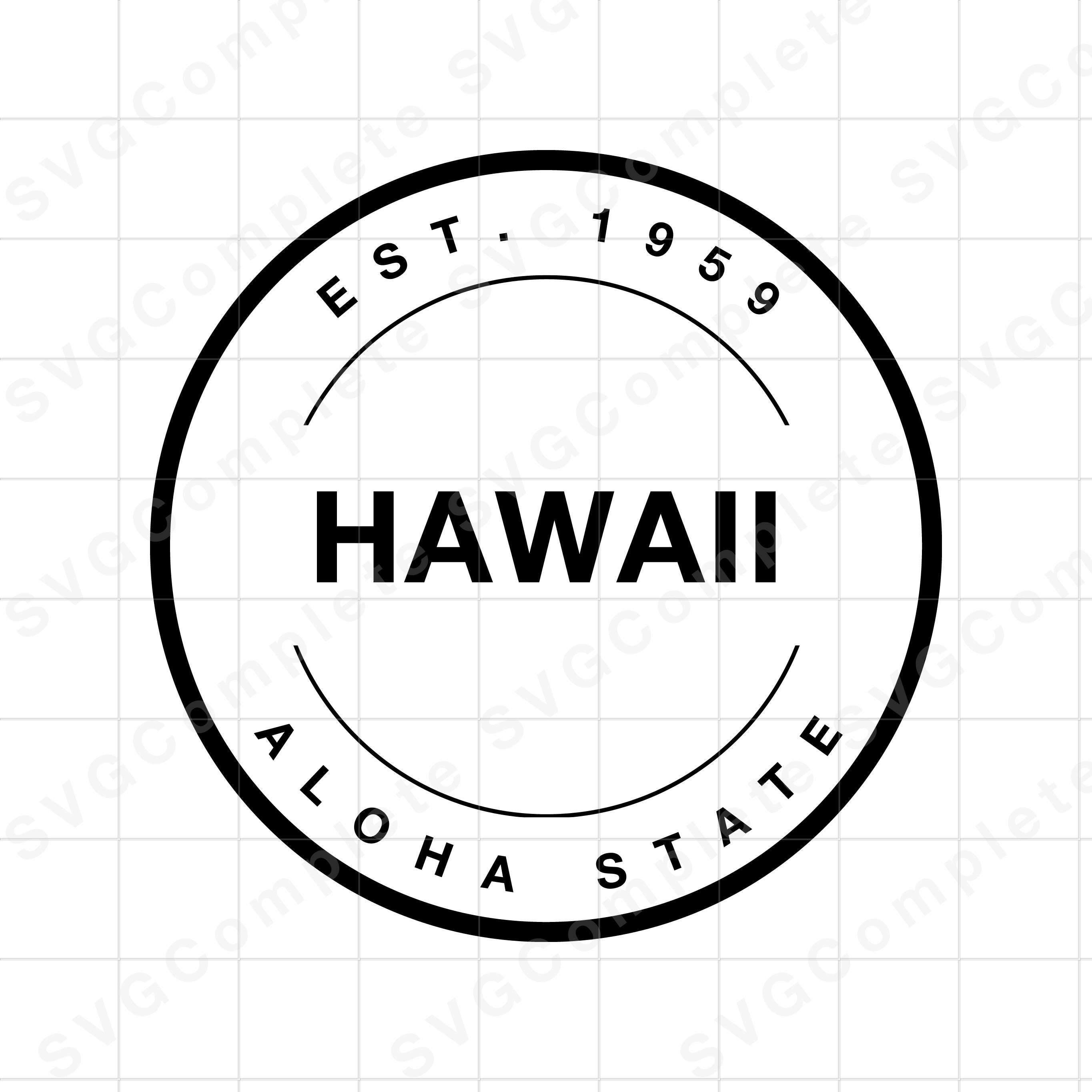 Hawaii Svg State of Hawaii Svg Tshirt University of Hawaii State ...