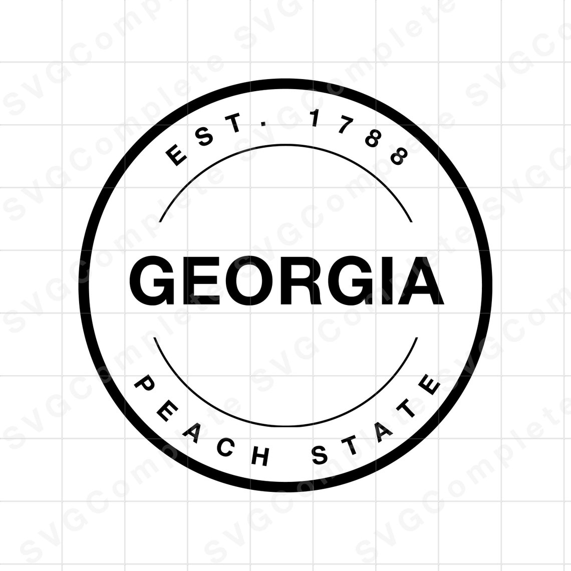 Georgia Svg State of Georgia Svg Tshirt University of Georgia - Etsy