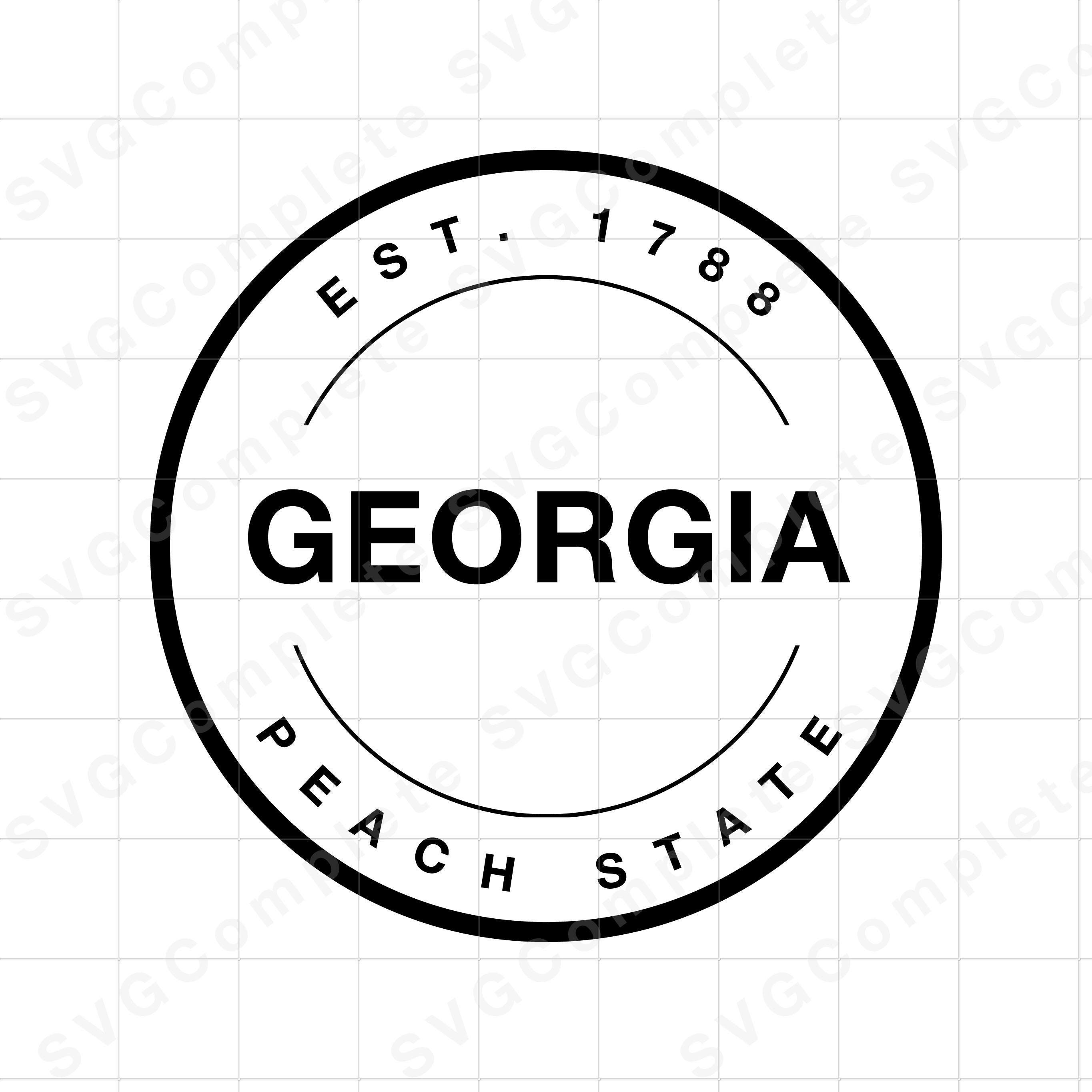 Georgia Svg State of Georgia Svg Tshirt University of Georgia State ...