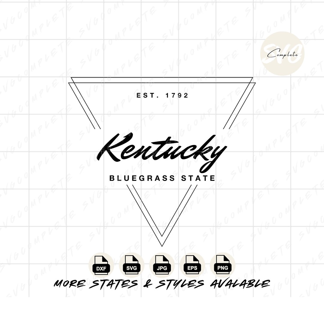 Kentucky Svg Bluegrass State Kentucky Svg State of Kentucky Tshirt ...
