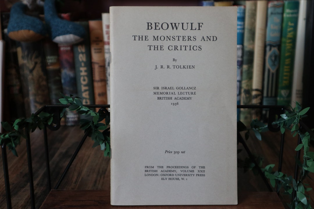 Beowulf: the Monsters and the Critics by J.R.R Tolkien - Etsy
