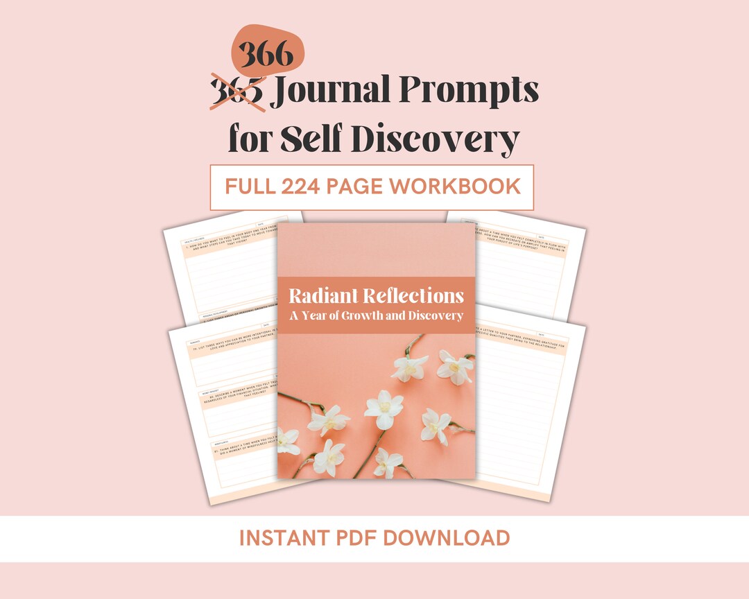 365 Journal Prompts for Self Discovery 2025 | 365 Day Journal With ...