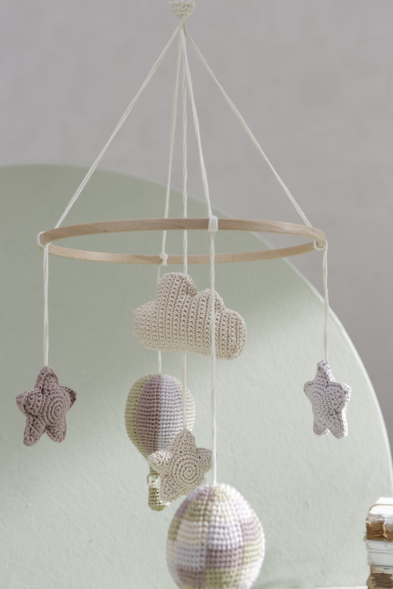Cappadocia Mobile With Air Ballons, Stars and Cloud, Gift, Baby Shower ...
