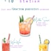 Cocktail Menu List Bar Nurse Graduation Doctor Theme Party Celebration ...