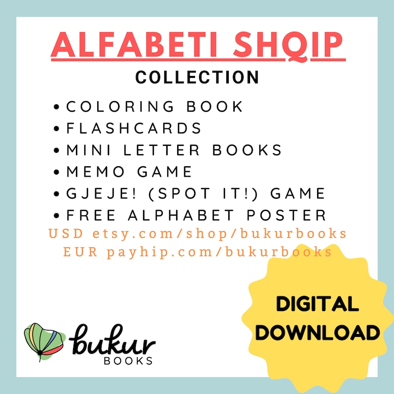 The Alfabeti Shqip Collection All Files - Etsy