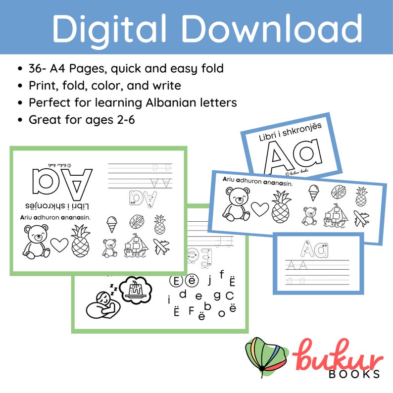 The Alfabeti Shqip Collection All Files - Etsy